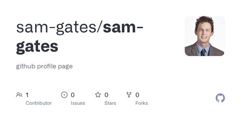 Github Sam Gates Sam Gates Github Profile Page
