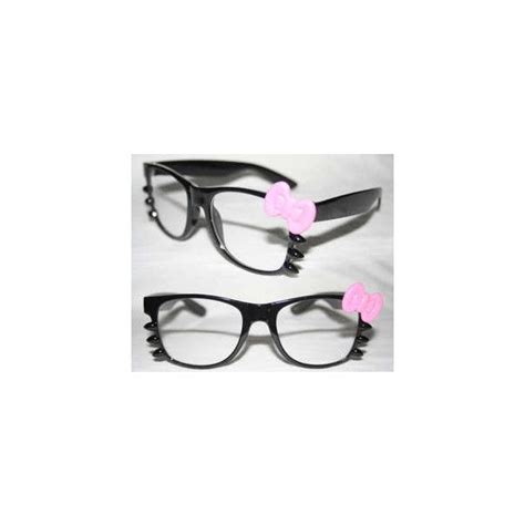 Pink And Black Nerd Glasses