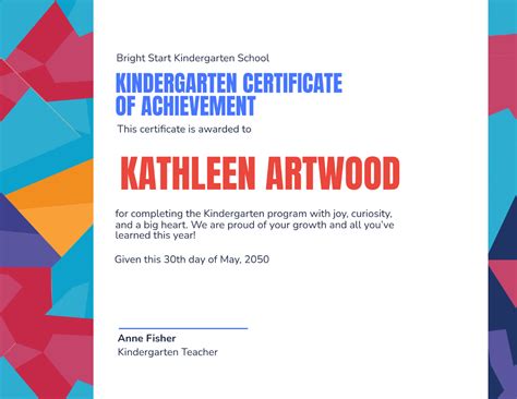 Free School Character Certificate Template To Edit Online