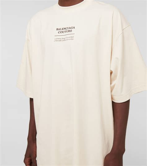 Balenciaga Couture Cotton Blend T Shirt Balenciaga