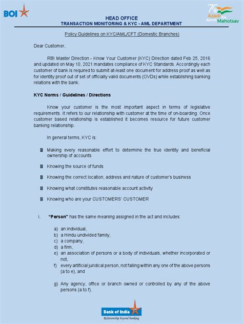 Kyc Aml Cft Policy Kmbt 215 04431 Pdf Money Laundering Banks