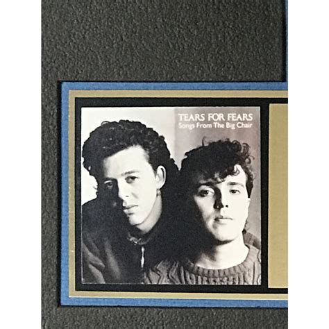 Tears For Fears Songs From The Big Chair Riaa Gold
