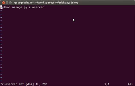 Python Django Managepy Error When Run From A Shell Script Stack Overflow