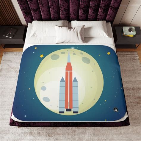 Artemis Cute Limited Edition Artemis Rocket Sherpa Fleece Etsy