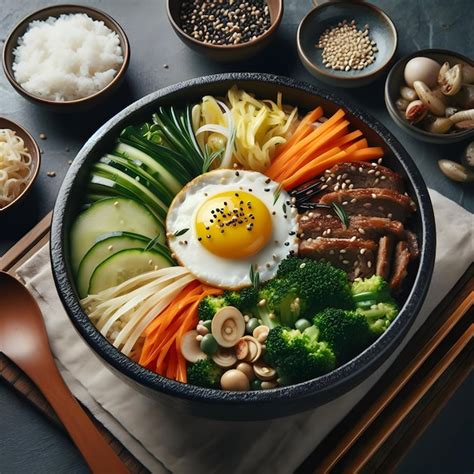 Premium Photo Bibimbap