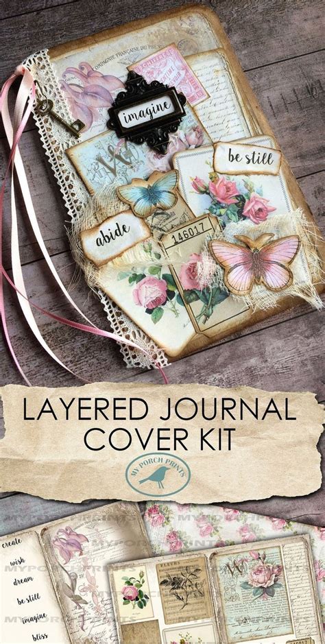 Pin By Lana On ТВОРЧЕСТВО Handmade Journals Vintage Junk Journal Scrapbook Journal
