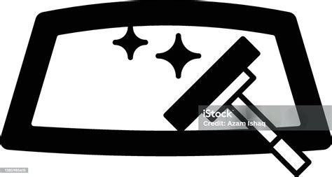 미니 윈도우 바이퍼 클리너 스톡 일러스트레이션 와이퍼 벡터 아이콘 디자인의 윈드 스크린 공대자동차 청소 서비스 기호 차량 소독 표지판 자동 앞 유리 개념 개념에 대한 스톡