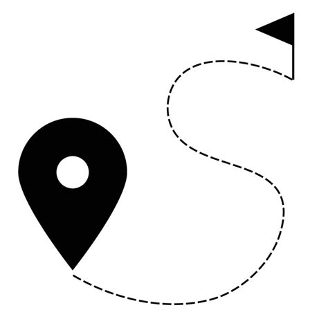 Route Icon Vektor 21956204 Vector Art At Vecteezy