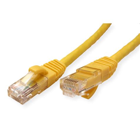 Value Utp Cable Cat 6 Class E Halogen Free Yellow 5 M Secomp International Ag