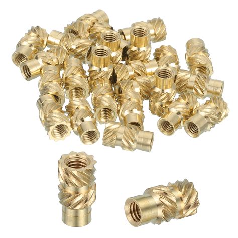46 Pcs Threaded Inserts M3 Brass Heat Set Insert For 3d Printing
