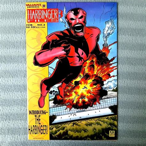 Harbinger Files Harada 2 Valiant Comics 1st App Origin Harbinger