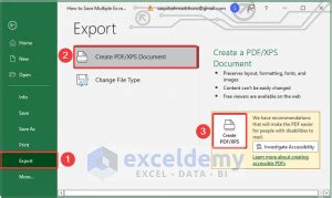 How to Save Multiple Excel Sheets as One PDF (2 Easy Methods)
