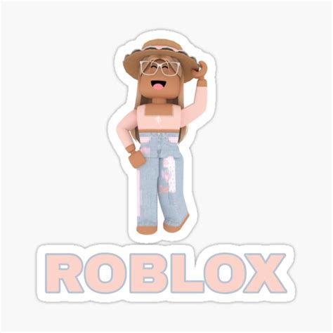 Roblox Cute Girl Design Sticker By Katystore Redbubble