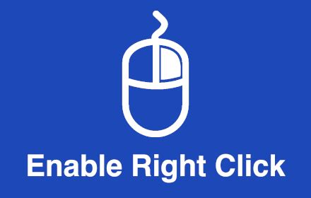 Enable Right Click Extension Tim Leland