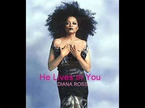 Diana Ross He Lives In You Youtube