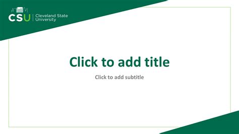 University Powerpoint Template