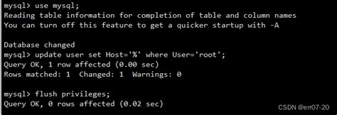 centos7下mysql的安装 update user set host where user root csdn博客