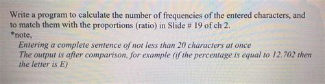 Solved Write A Program To Calculate The Number Of Chegg Com