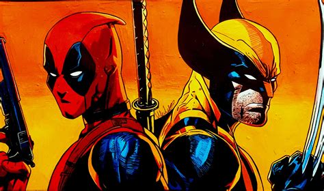 Deadpool E Wolverine Wolverine Comic Art Deadpool Comic Deadpool
