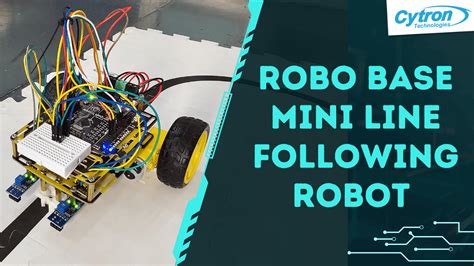 Robo Base Mini Line Following Robot With Maker Uno And Maker Drive