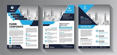 브로셔 디자인 현대 레이아웃 연례 보고서 포스터 다채로운 삼각형 기술 과학 가벼운 배경을 가진 시장을위한 기하학적 모양의 A4 전단지를 커버 0명에 대한 스톡 벡터 아트 및