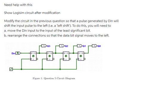 solved need help with this show logisim circuit after