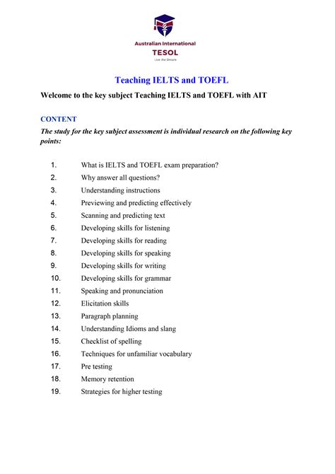 5 Teaching Ielts And Toefl