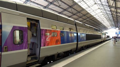 Tgv Second Class Car Toulouse Matabiau Railway Station O Flickr