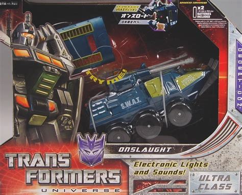 Hasbro 日版 Transformers Universe Generations 變型金剛 Ultra Class 戰鬥派 Onslaught 興趣及遊戲 玩具 And 遊戲類