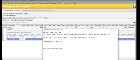 pos3 5 fnb import itemcode error multi uom autocount resource center