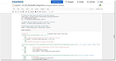 C3w2recsysnnassignmentipynb Not Passed · Issue 13 · Kaieye2022