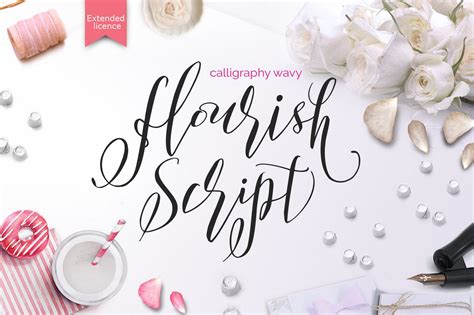 Flourish Script By Joelmaker Font Bundles