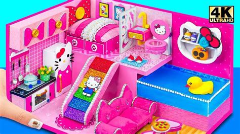 کاردستی با کارتون زیباترین خانه هلو کیتی