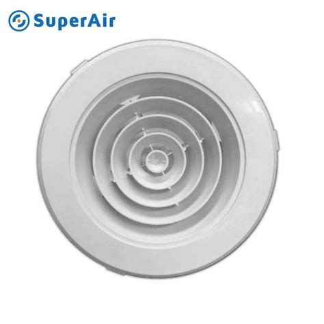 Jet Centre Diffuser Plastic Round Diffuser Downflow Vent Jet Centre Diffuser And Plastic Round