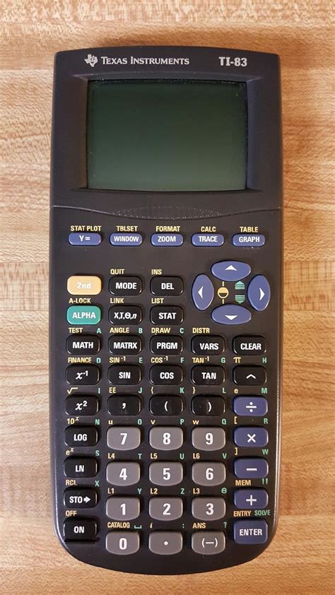 Texas Instruments Ti 83 Graphing Calculator