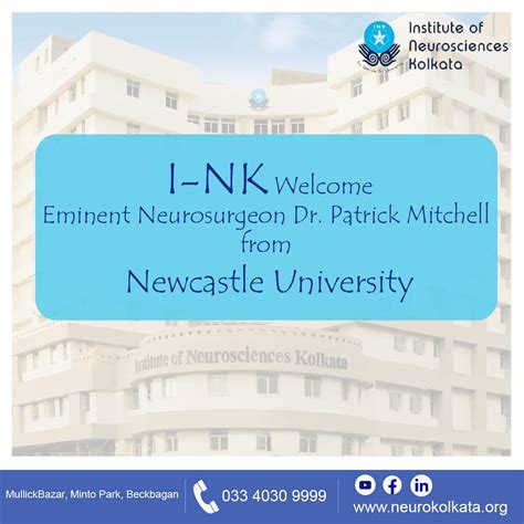 Recent Visit Of Dr Patrick Mitchell From Newcastle University The