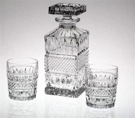 ᐉ Набір склянок для віскі та графин Bohemia Brittany кришталь 7 пр • Краща ціна в Києві