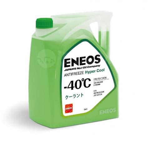 Антифриз Eneos Antifreeze Hyper Cool -40°C 5кг (green), в наличии. Цена ...