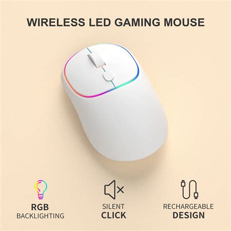 Wireless Gaming Keyboard And Mouse Combo Magegee V550 2 4g Rechargeable Rgb