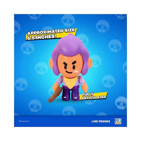 Brawl Stars Shelly Brawler Boomstick Shotgun Fighter Action Figure Pmi