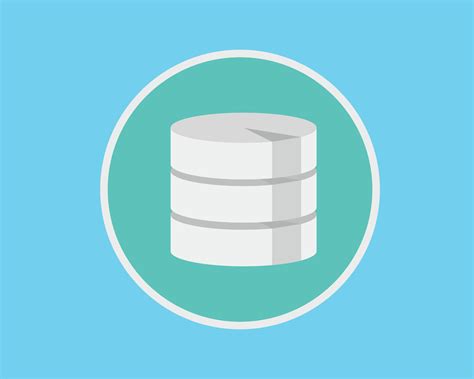 Database Flat Data Server Save Concept Flat Vector 15616008 Vector Art