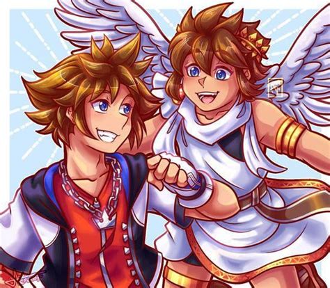 Dont Sora And Pit Looks So Good Together Imagine If The Two Team Up