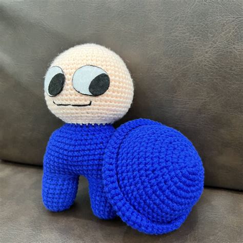 Fnf Dambai Plush Fnf Dambai Crochet Custom Fnf Crochet Toys