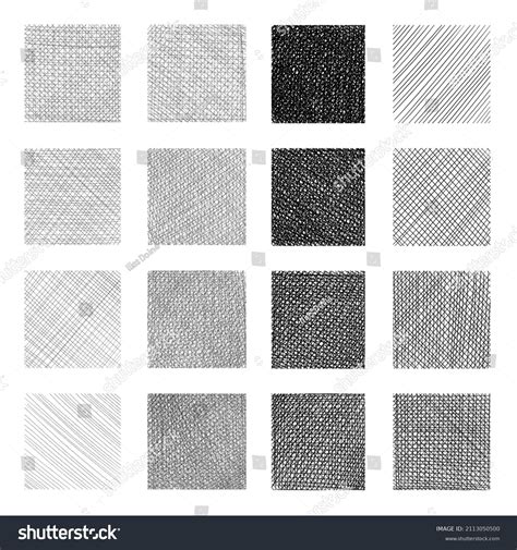 Sketch Hatching Patterns Abstract Hand Drawn Stock Illustration 2113050500 Shutterstock
