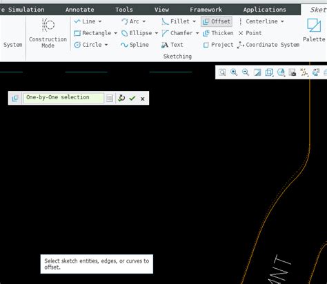 Unable To Create A Proper Offset Of Curves Ptc Community