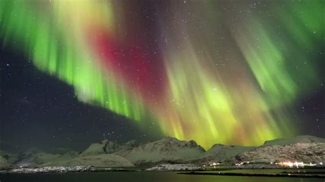 Winter In Lofoten Norway Magic Northern Lights Aurora Borealis Time