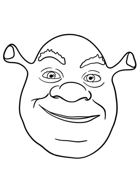Dibujos Para Colorear De Shrek Para Imprimir Dibujos De Shrek Para