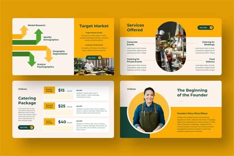 Catering Services Powerpoint Incl Catering And Food Envato