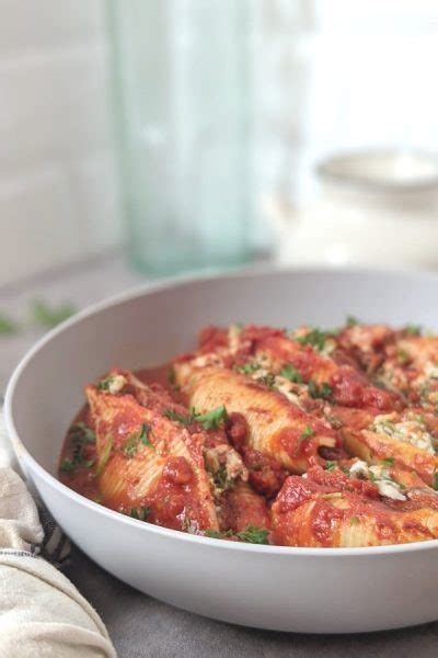 Stuffed Shells Without Eggs Recipe The Herbeevore