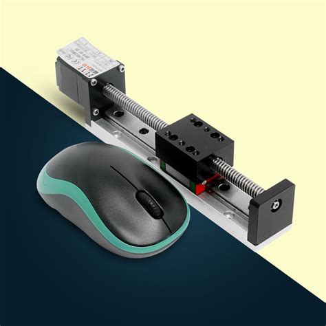 Lightweight Motorized Linear Guide Rail Slide Small Actuator With Stepper Motor Linear Rail